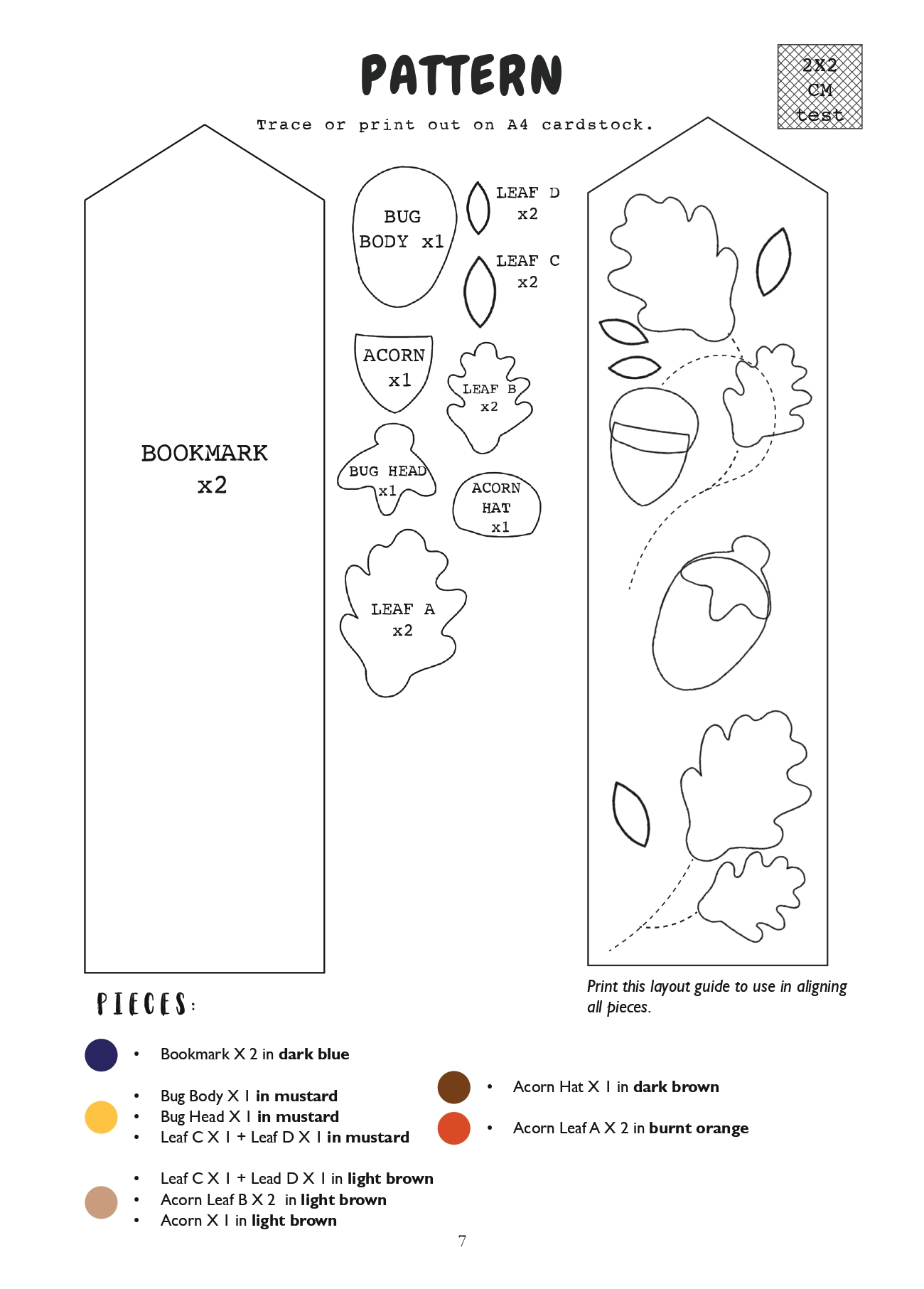 Make Your Own Autumn Bookmark With Ferntales! - Craft & Quilt